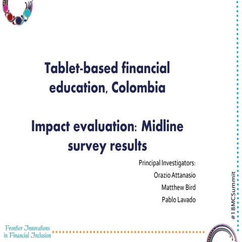 Marta Carnelli, Innovations for Poverty Action, Colombia, Research ...