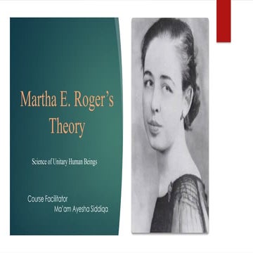 Martha rogers theory | PPTX