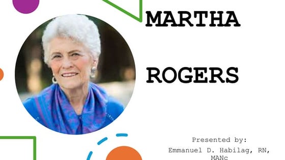 Martha rogers theory | PPTX