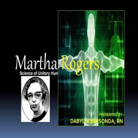 Martha Rogers’s Science of Unitary Human Beings...simplified...with a…