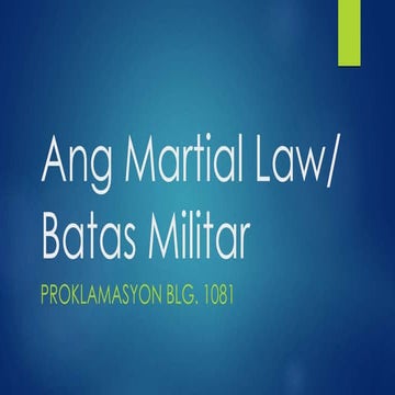 Ang paggawa ng batas | PPTX