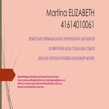 Martina Elizabeth presentations