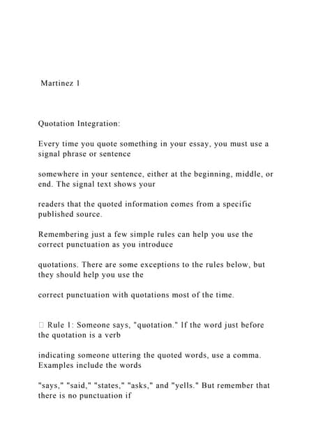 Integrating quotes | PPT