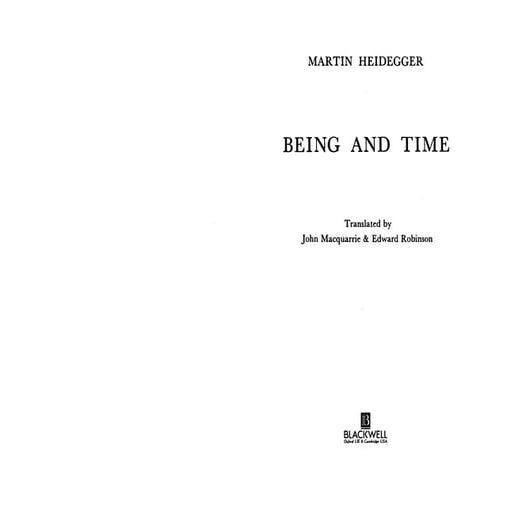Martin Heidegger - Being and Time (translated by Macquarrie & Robinson).pdf