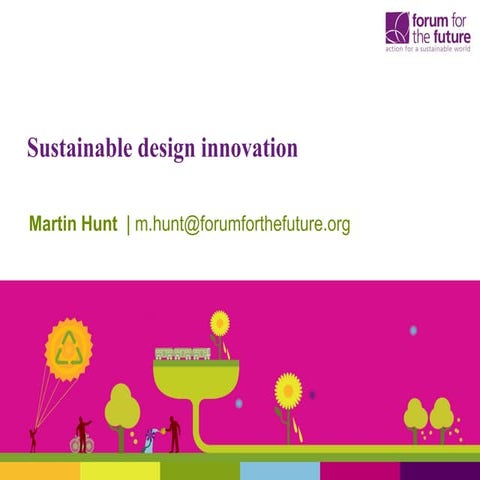 I&L Futures Low Carbon Sustainable Design Innovation | PDF