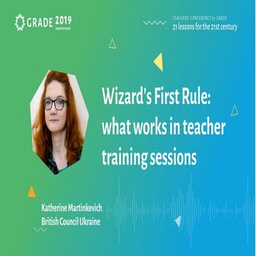 Katherine Martinkevich. Wizard s first rule (Teachers' Conference by ...