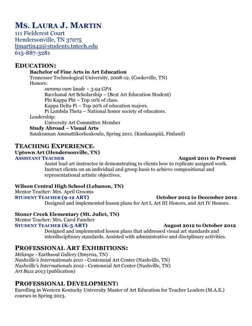 rita resume | PDF