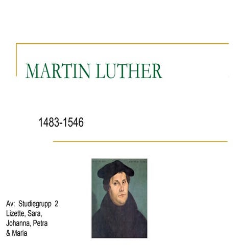 Martin luther | PPT