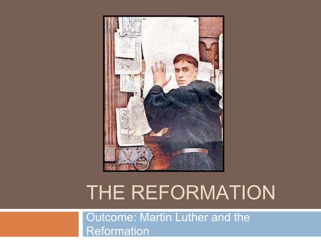 The protestant reformation powerpoint | PPT