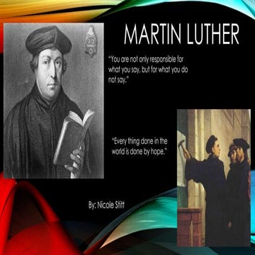 Martin Luther Educational Giant | PPTX