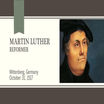 Martin Luther | PPT