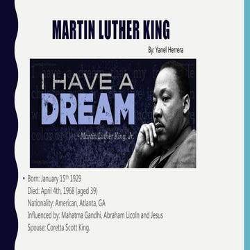 Martin Luther King | PPT