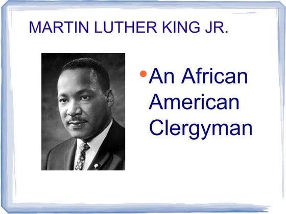 Martin luther king jr presentation | PPT