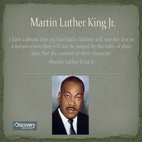 Martin luther king jr presentation | PPSX