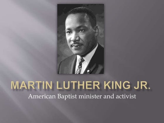 Role of Martin Luther King to fight racial.pptx