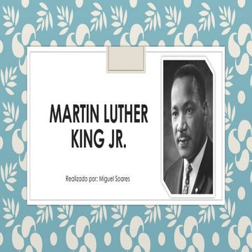 Martin Luther king Jr. | PPTX