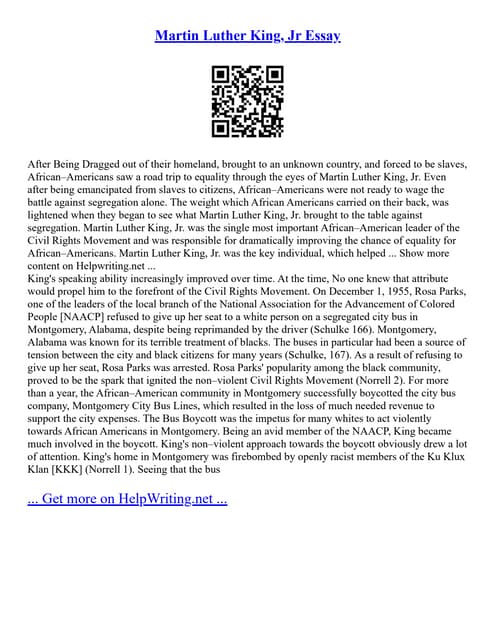 Martin luther king jr presentation | PPSX | National & Civic Holidays ...