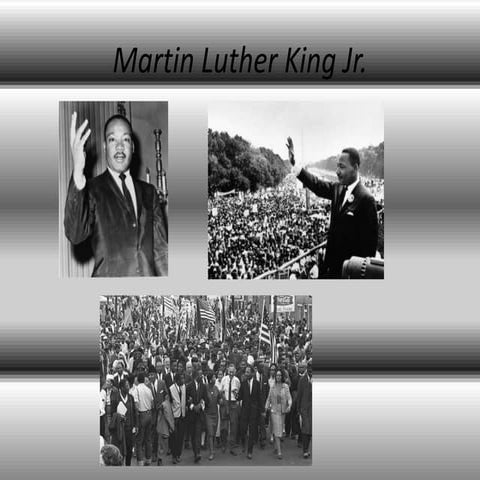 Martin luther king jr presentation | PPSX