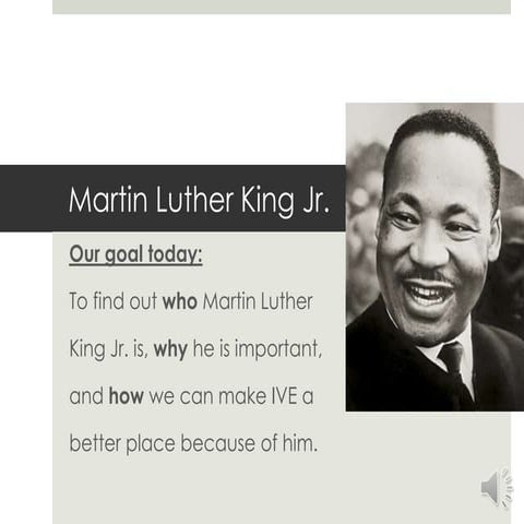 Martin luther king jr pwrpt (2) | PPTX
