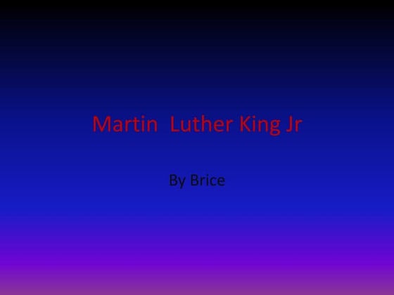 Martin Luther King Day Quiz | PPT