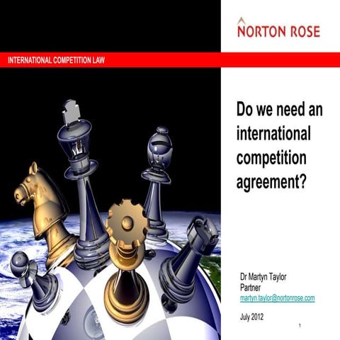 International Competition Law | PPTX