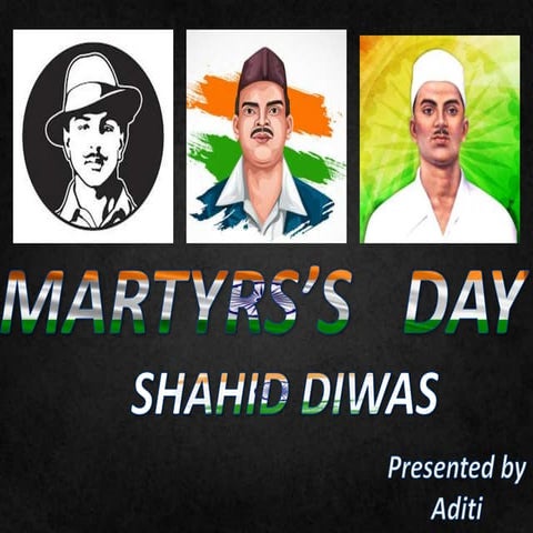 This is about the Martyrs's Day or Shahid Diwas | PPTX