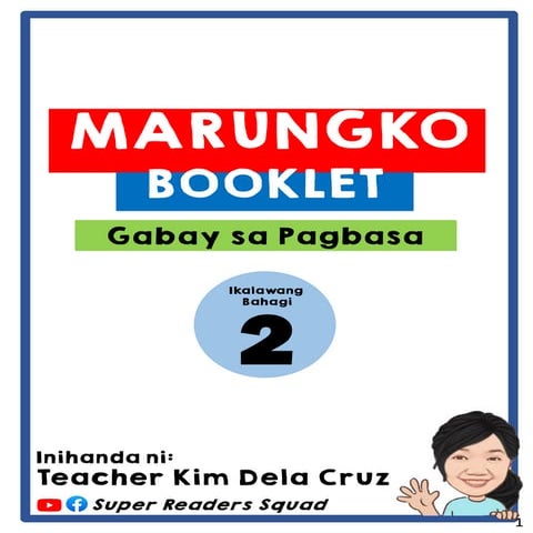 Comprehensive Filipino Reading Guide for Early Learners | PDF