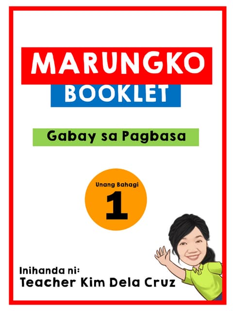 Marungko Booklet 1.pdf Marungko Booklet 1.pdf