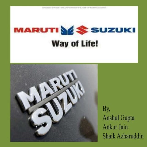 Maruti | PPTX