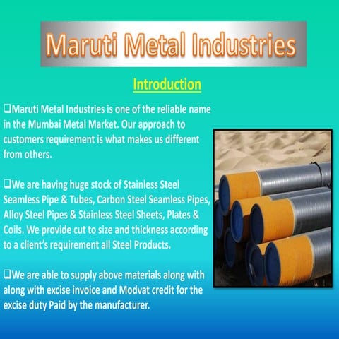 Ratnadeep Metal & Tube Pvt.Ltd. | ODP