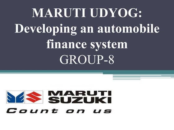 Crm ppt on maruti suziki | PPT