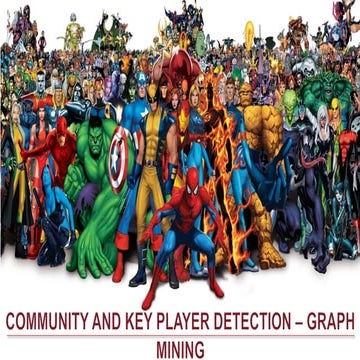 Marvel Graph & Network Mining | PPT