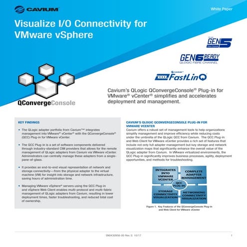 Marvell : Visualize I/O Connectivity for VMware vSphere | PDF | Operating Systems | Computer ...