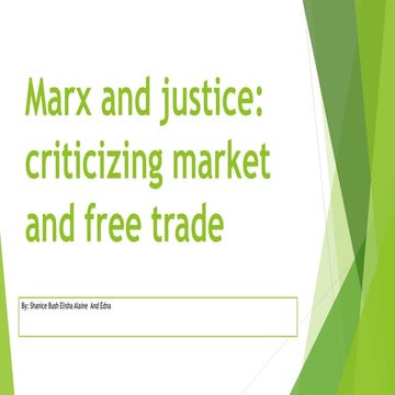 Marx and justice | PPTX