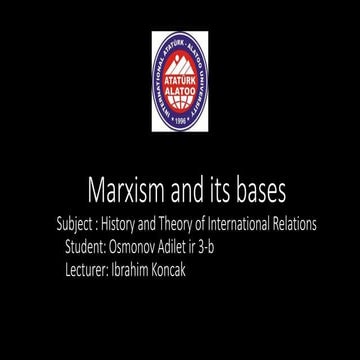 Marxism | PPTX
