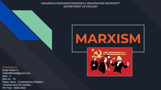 Marxism Theory - A Presentation.pptx