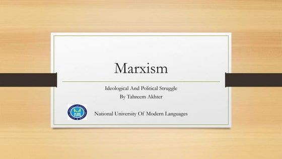 Marxism Theory - A Presentation.pptx
