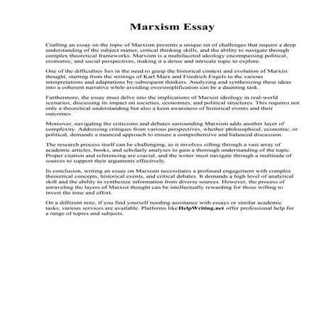 Marxism Essay.pdf