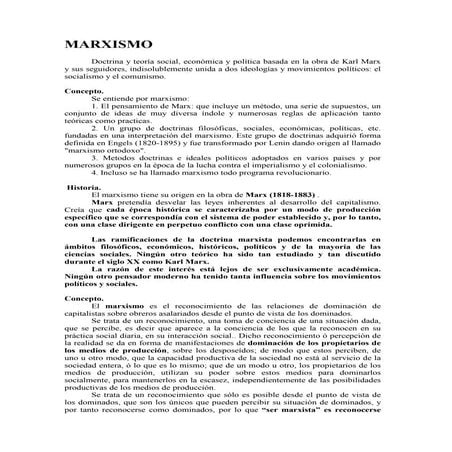 Marxismo | PDF