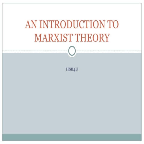 marxism_theory.ppt. DIDD QUARTER 3 bxkdndh | PPT