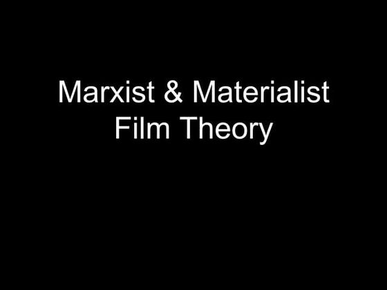 Technical elements of film | PPT