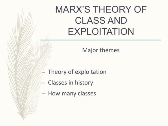 Marxian theory of economic development | PPTX | Economy | Business and ...