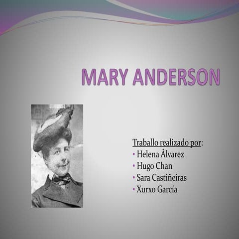 Mary Anderson | PPTX