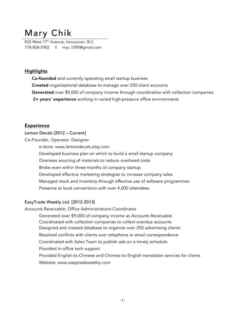Kevin Ayala Resume | DOCX