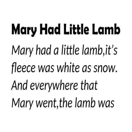 Mary Had Little Lamb.docx1233456789101112 | DOCX