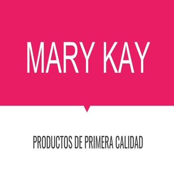 Mary Kay | PPTX