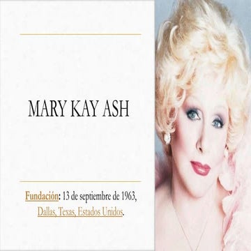 Mary Kay Ash | PPTX
