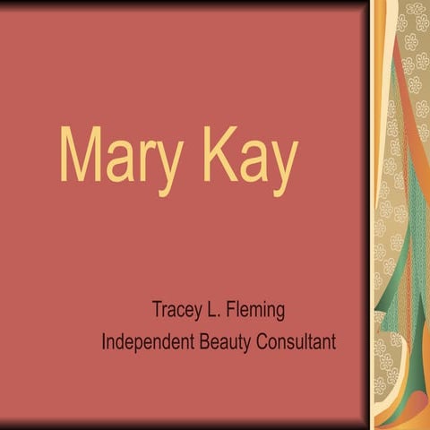 Mary Kay Slide Show | PPT