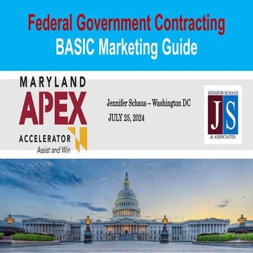 Federal Contractors Basic Marketing Guide | PPTX