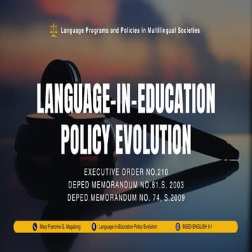 AMBISYON NATIN 2040 - PHILIPPINES' VISION | PDF